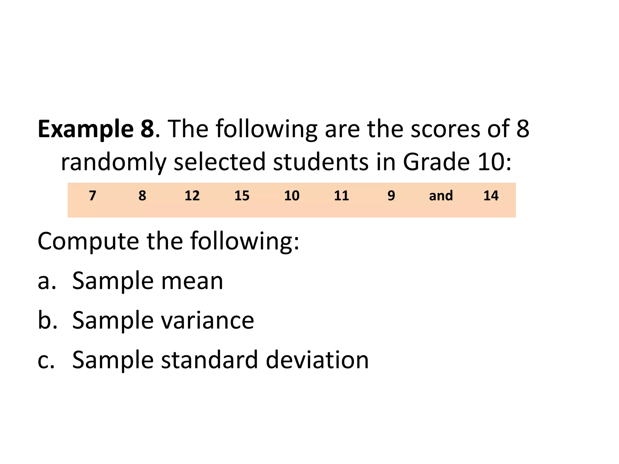 4. parameter and statistic | PPTX