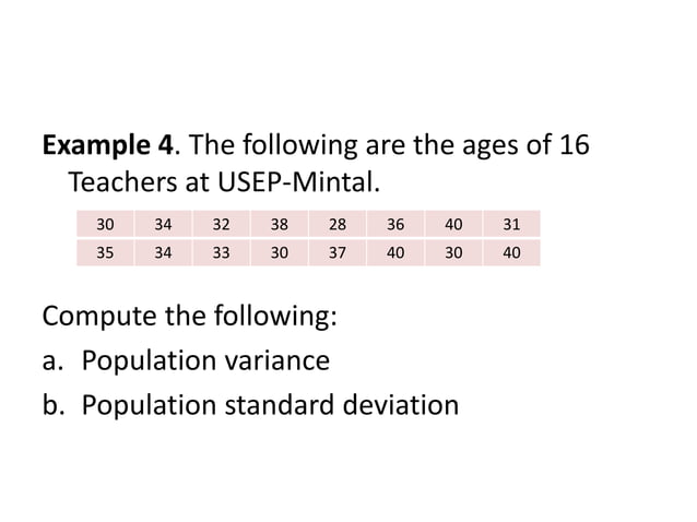 4. parameter and statistic | PPTX