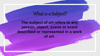 subject and content | PPTX