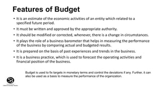 Classification of budget | PPTX