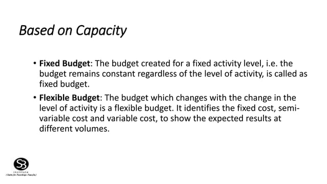 Classification of budget | PPTX