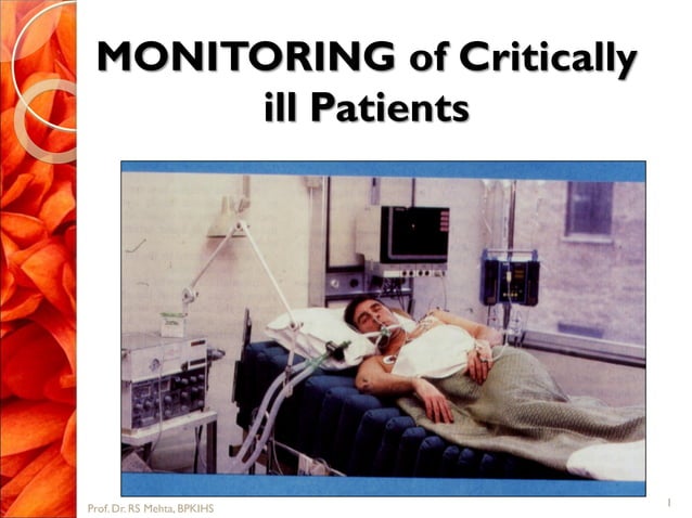 4. monitoring & devices used in icu ccu | PDF