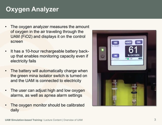 UAM Oxygen Analyzer | PPT