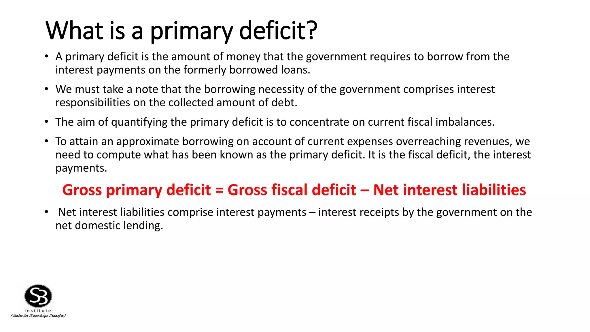 Deficits and its types | PPTX