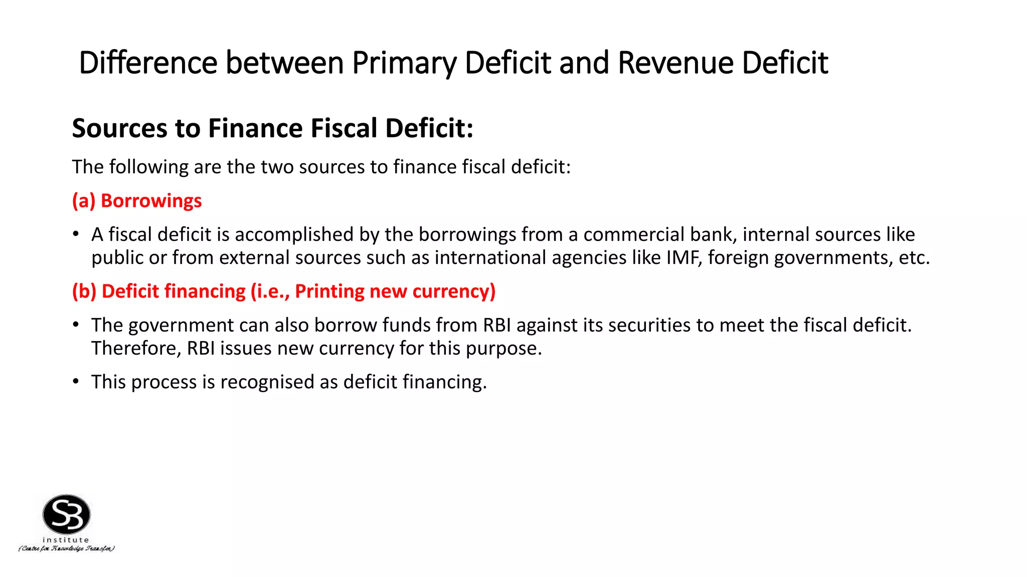 Deficits and its types | PPTX