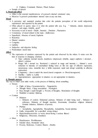 Mental status examination | DOCX