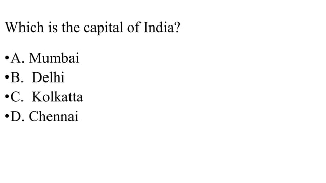 4. one word queston answer | PPT