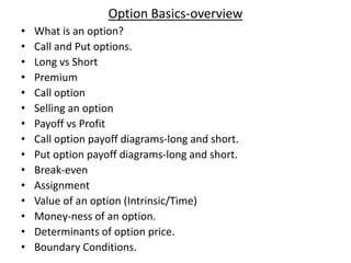 option basics | PPT