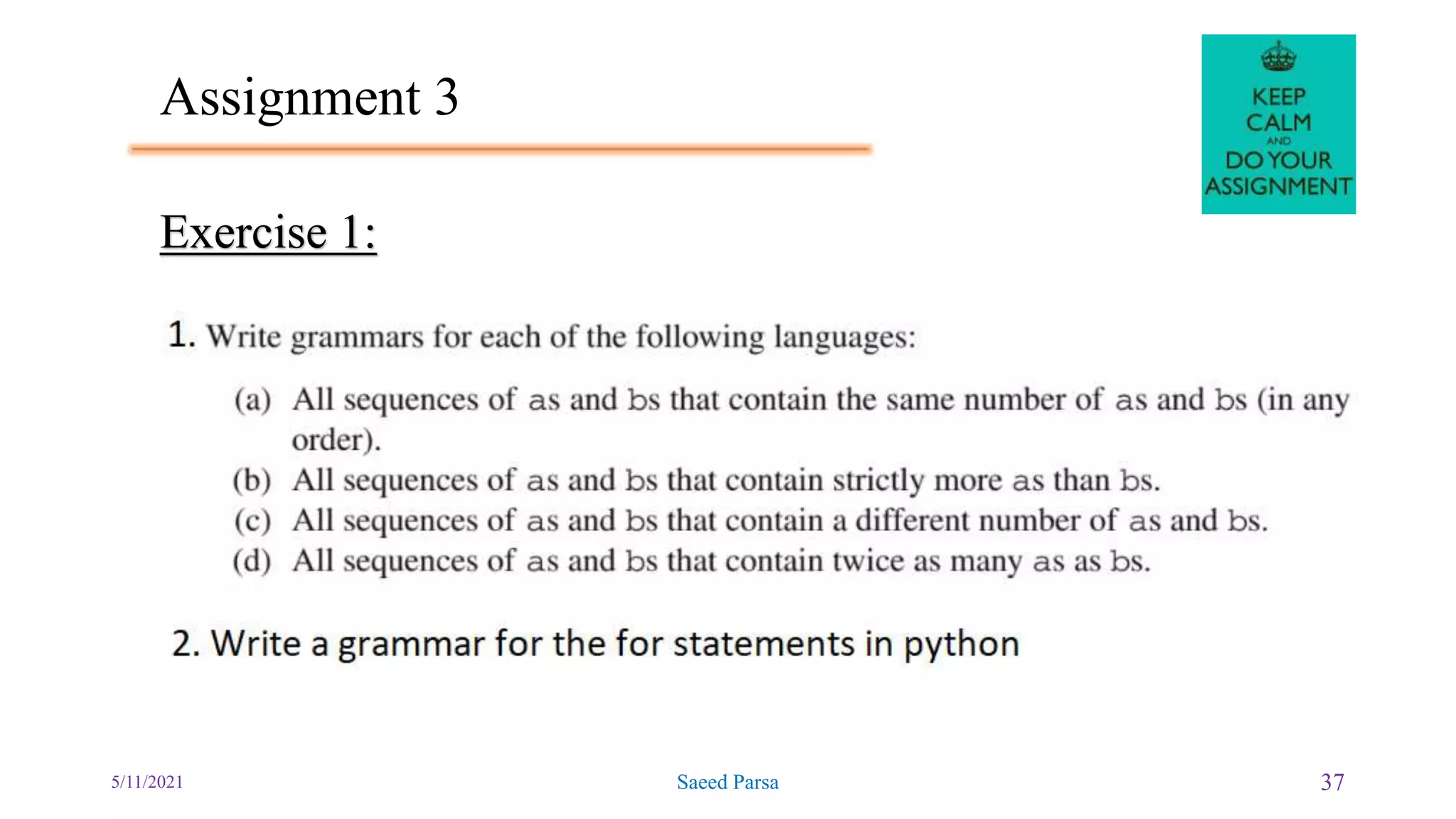 4. languages and grammars | PPT