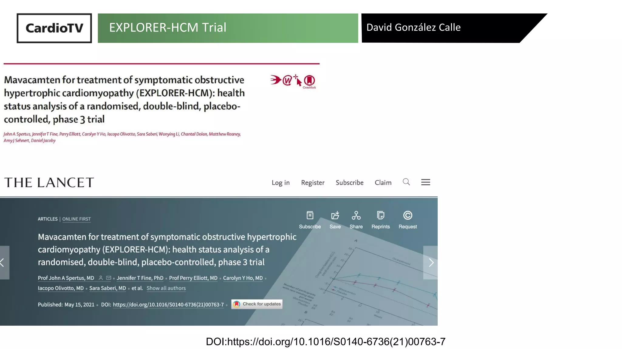 EXPLORER-HCM Trial | PPT | Descarga Gratuita