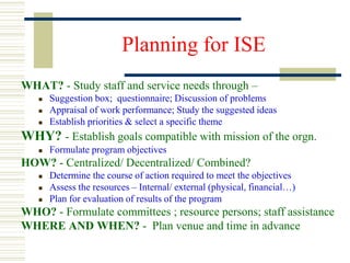 CNE, ISE, Workshops | PPT