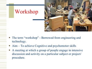 CNE, ISE, Workshops | PPT