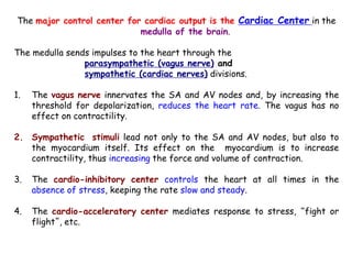 4. control, regulation and disorders heart | PPT