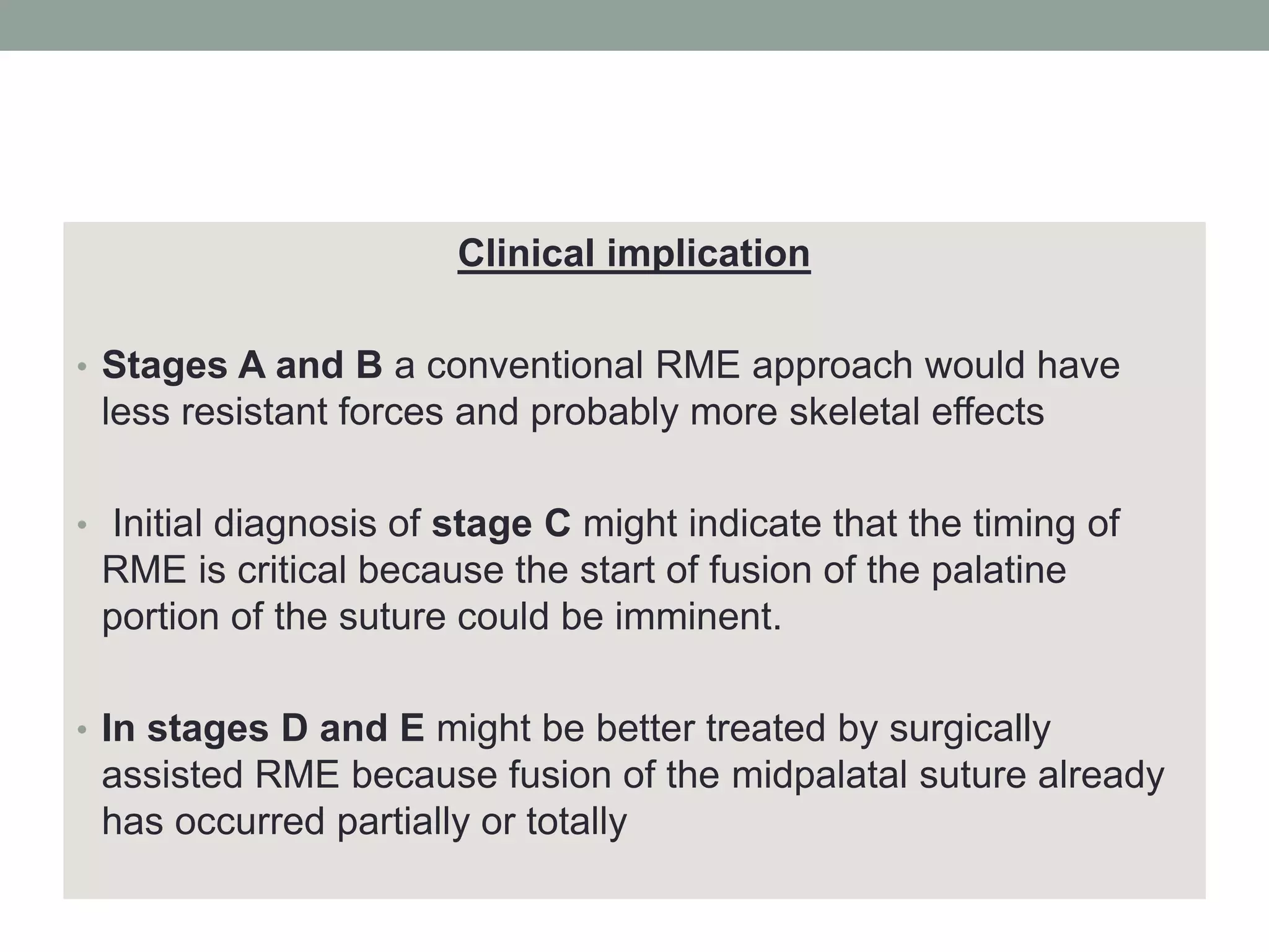 RAPID MAXILLARY EXPANSION VS SLOW MAXILLARY EXPANSION | PPTX