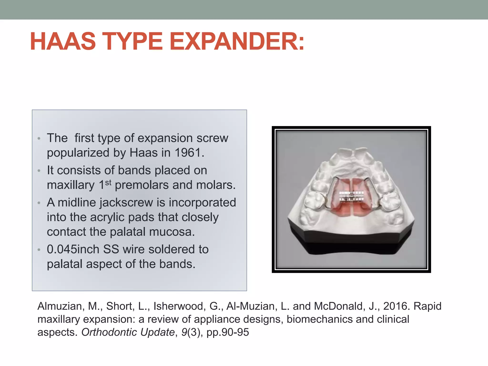 RAPID MAXILLARY EXPANSION VS SLOW MAXILLARY EXPANSION | PPTX