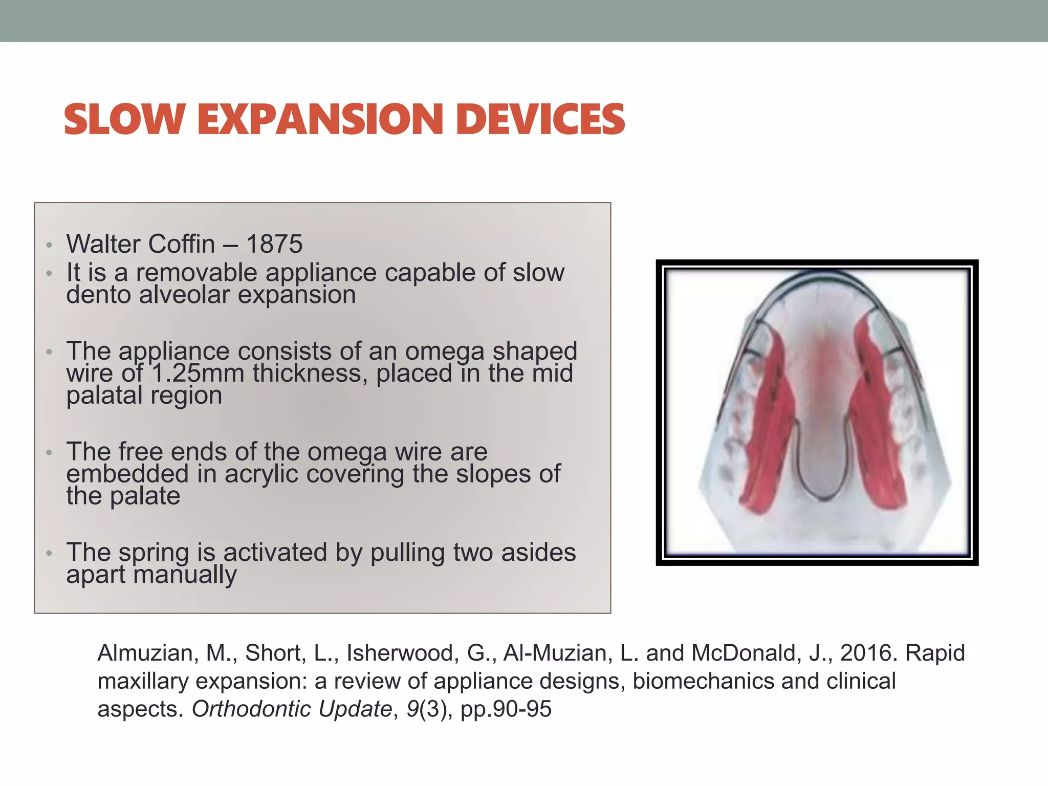 RAPID MAXILLARY EXPANSION VS SLOW MAXILLARY EXPANSION | PPTX