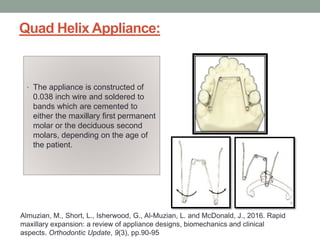 RAPID MAXILLARY EXPANSION VS SLOW MAXILLARY EXPANSION | PPTX
