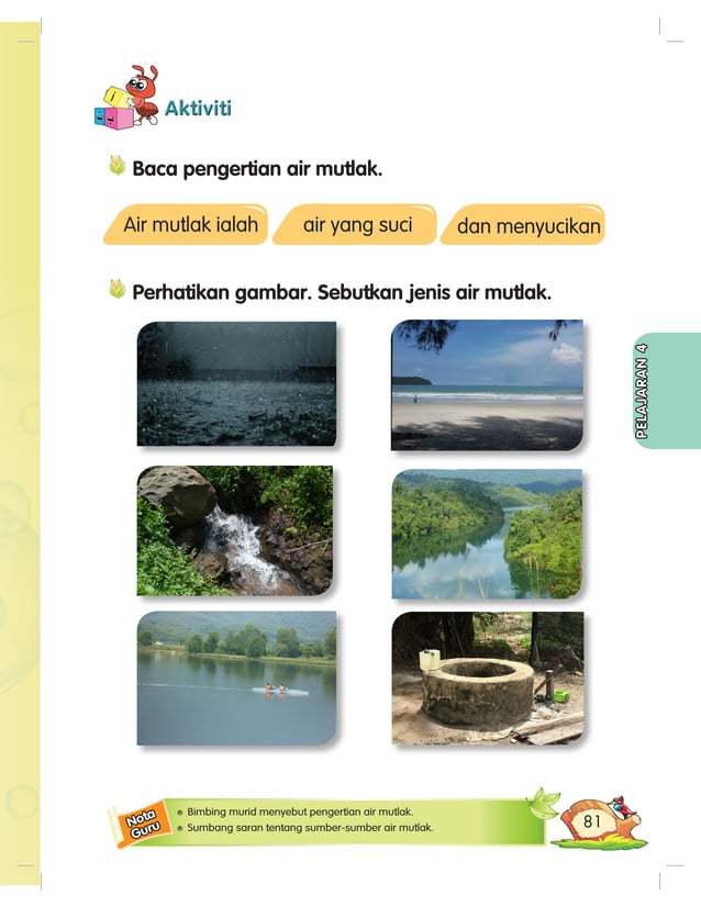 Mari mengenal jenis jenis air mutlak Tahun 1 | PDF
