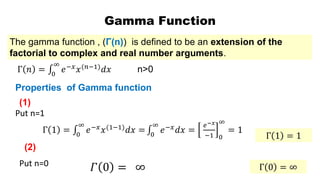 Gamma function | PPT
