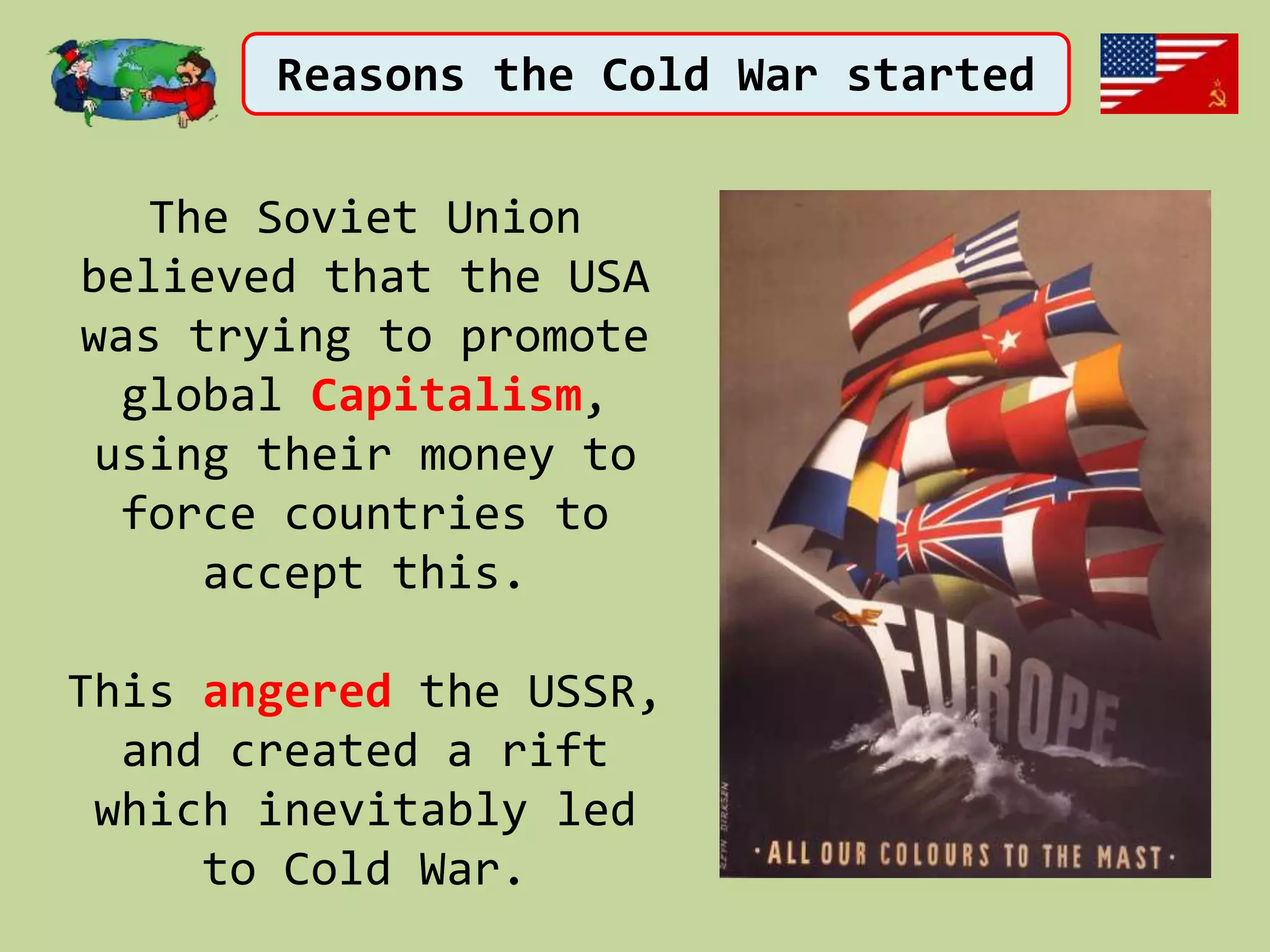 Causes of the Cold War - ideological differences | PPTX