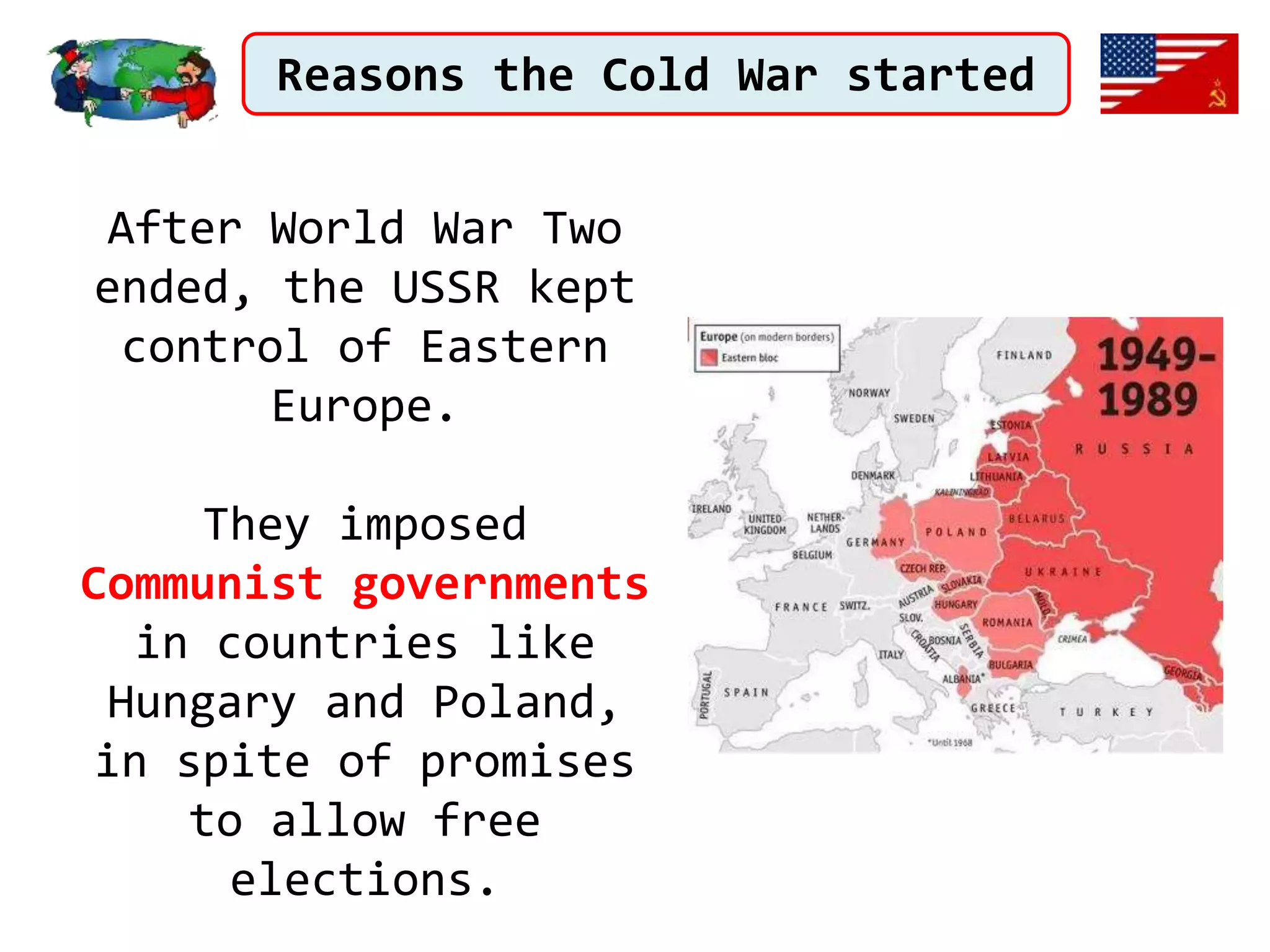 Causes of the Cold War - ideological differences | PPTX