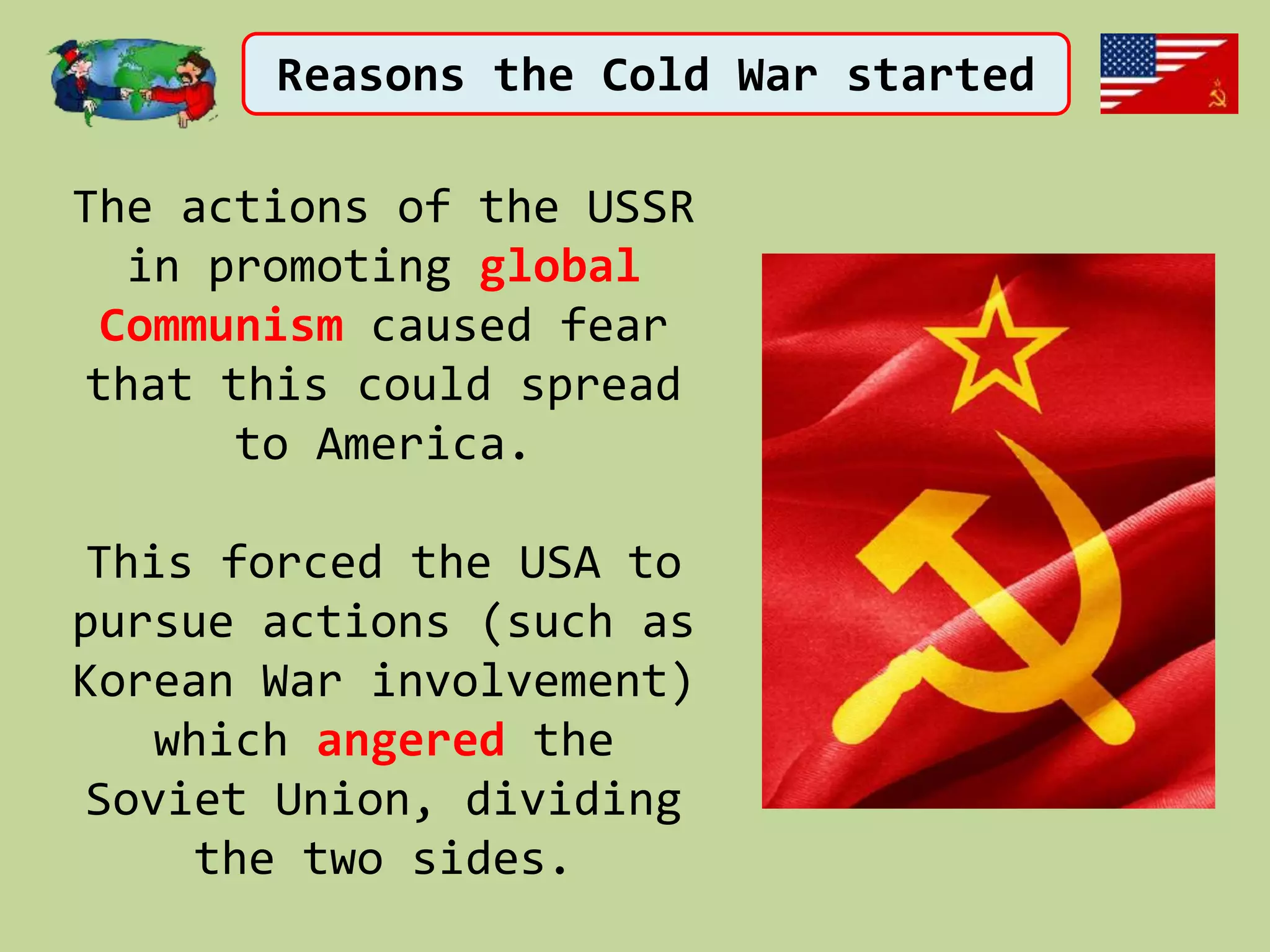 Causes of the Cold War - ideological differences | PPTX