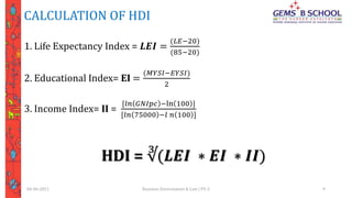Human Development Index | PPT