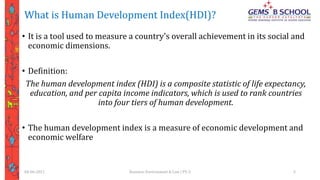 Human Development Index | PPT