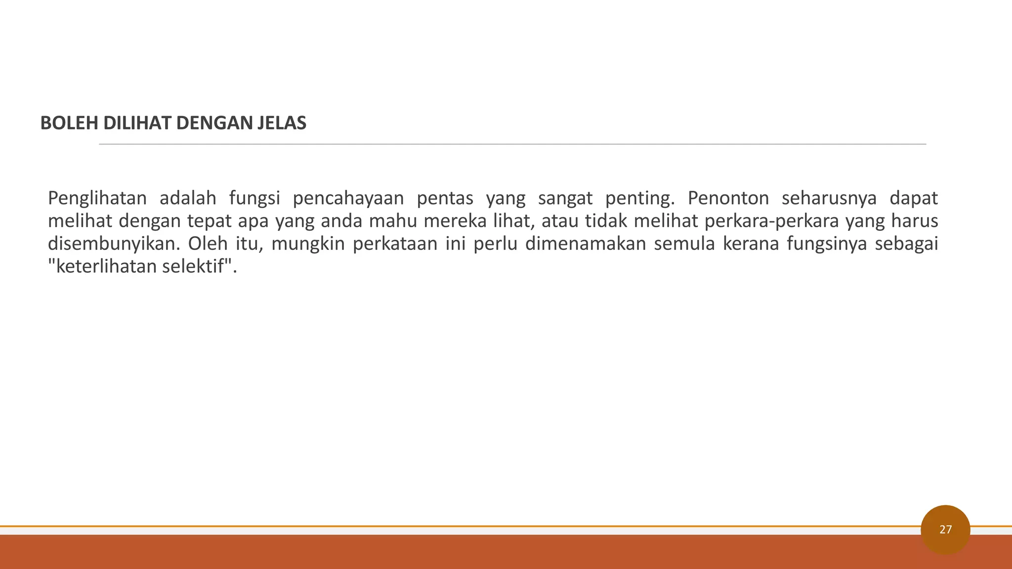 Penataan Cahaya Pentas | PPT