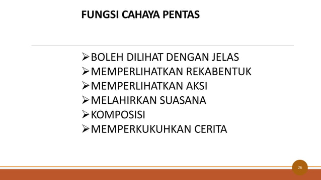 Penataan Cahaya Pentas | PPT