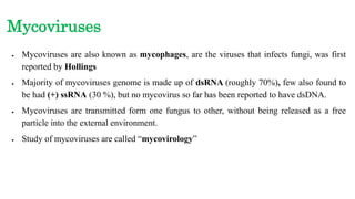 Mycoviruses, baculoviruses | PDF