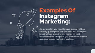 Examples Of Instagram Marketing | PPTX