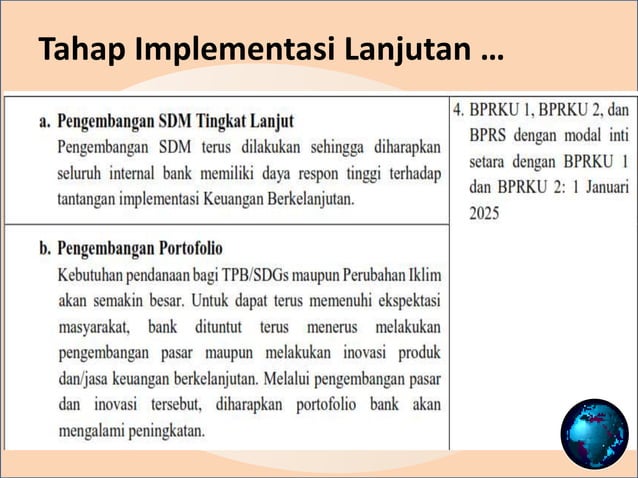 Langkah Strategis dalam Implementasi Program Berkelanjutan | PPTX