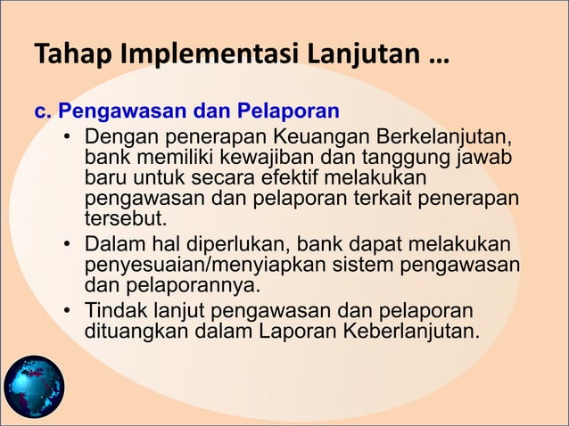 Langkah Strategis dalam Implementasi Program Berkelanjutan | PPTX