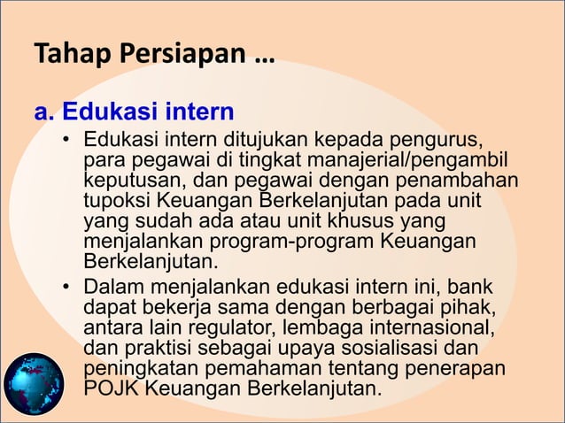 Langkah Strategis dalam Implementasi Program Berkelanjutan | PPTX