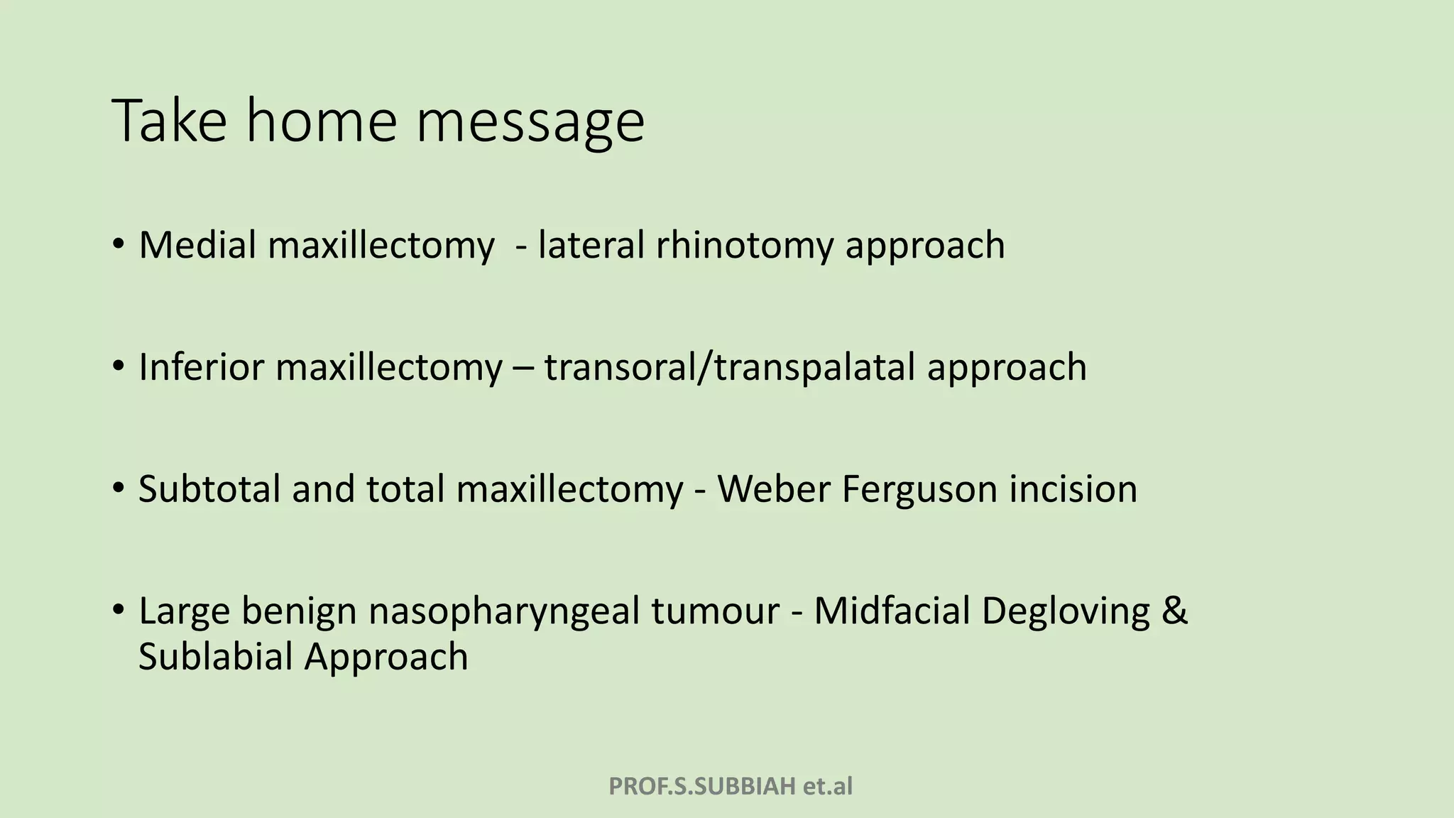 MAXILLECTOMY | PPTX