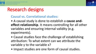 4. lecture 4 research design | PPT