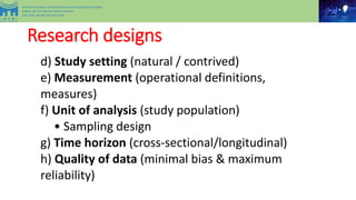4. lecture 4 research design | PPT