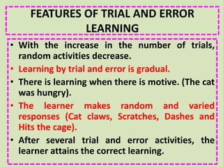 4. core 3 unit 3 thorndike trial and error | PDF
