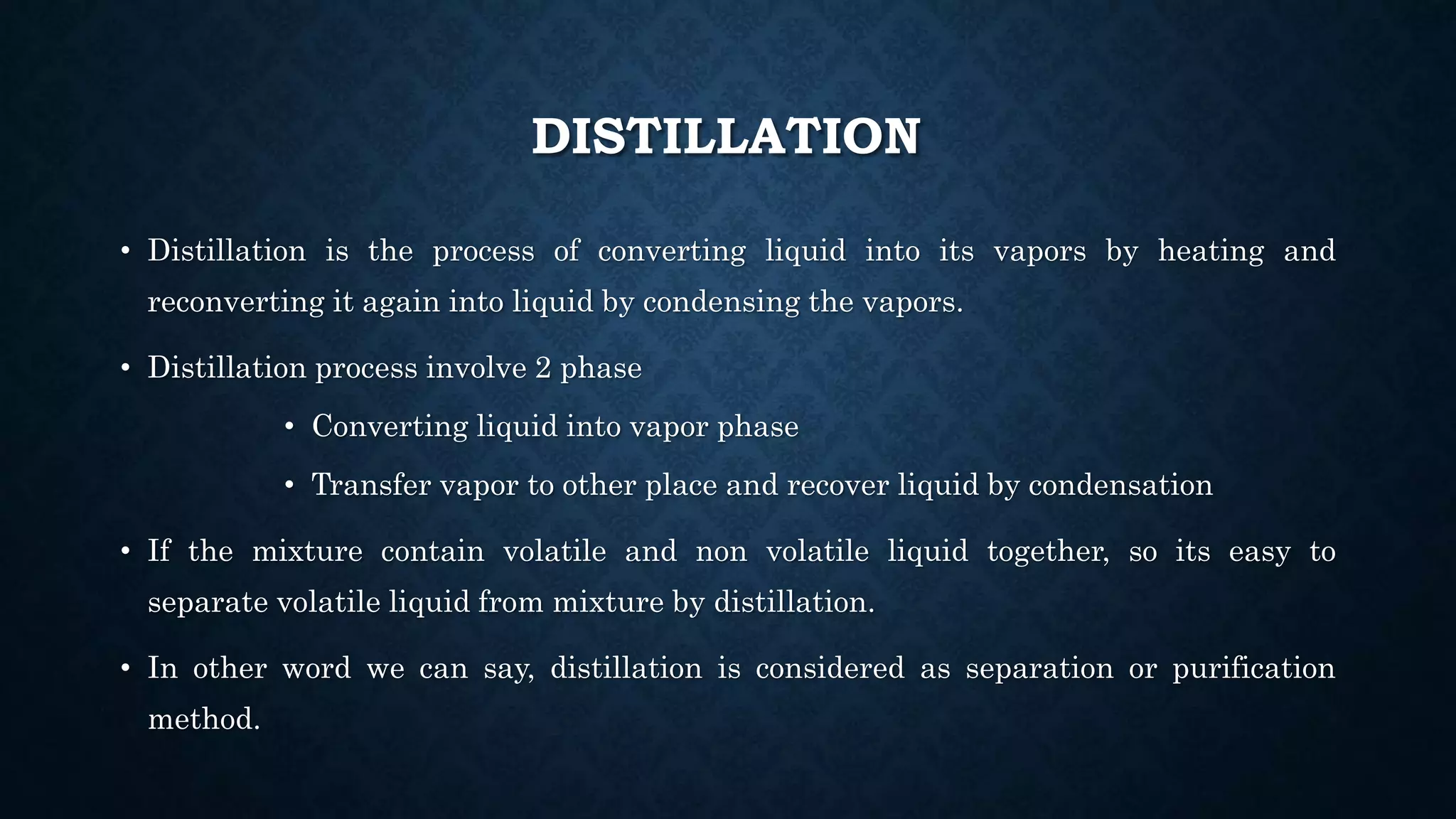 DISTILLATION | PPTX