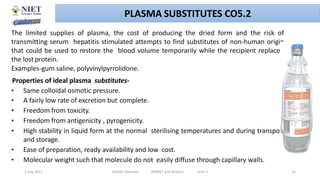 Blood Products | PPTX