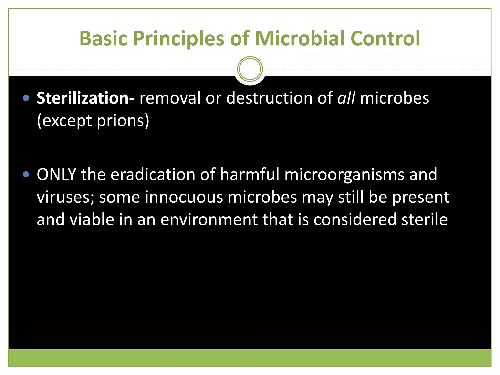 Controlling Microbial Growth in the Environment | PPTX