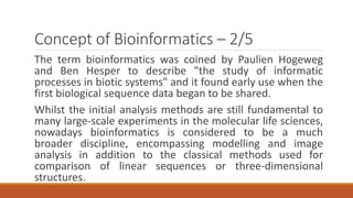 Bioinformatics | PPTX