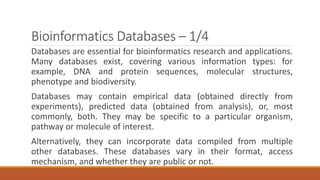 Bioinformatics | PPTX