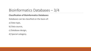 Bioinformatics | PPTX