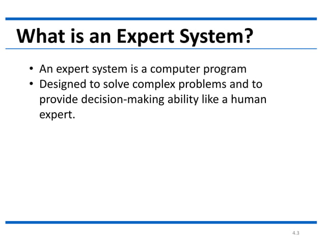 4.component of expert system | PPTX | Databases | Computer Software and ...
