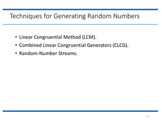 4. random number and it's generating techniques | PPT