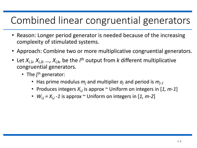 4. random number and it's generating techniques | PPT