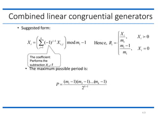 4. random number and it's generating techniques | PPT