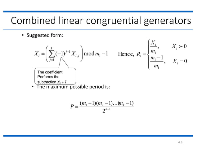 4. random number and it's generating techniques | PPT